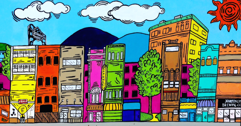“JC Downtown” – Jason Flack - Johnson City Public Art